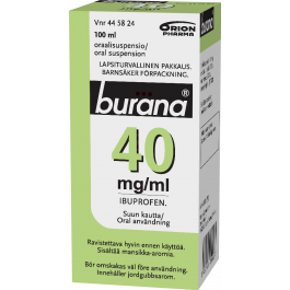 BURANA 40 mg/ml 100 ml oraalisusp